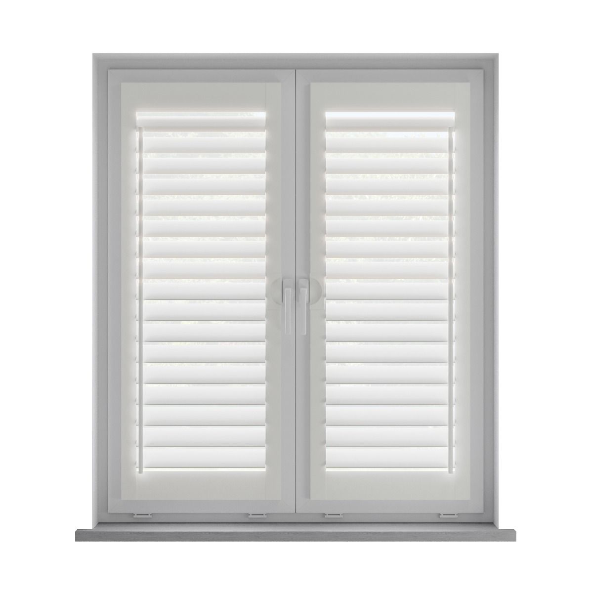 Cotton White Perfect Fit Shutter | Make My Blinds